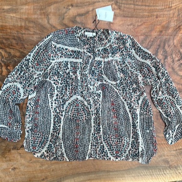 Isabel Marant | Tops | Isabel Marant Etoile Silk Blouse | Poshmark